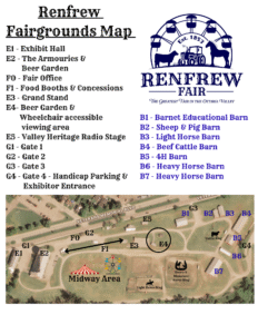 Fairgrounds Map | Renfrew Fair